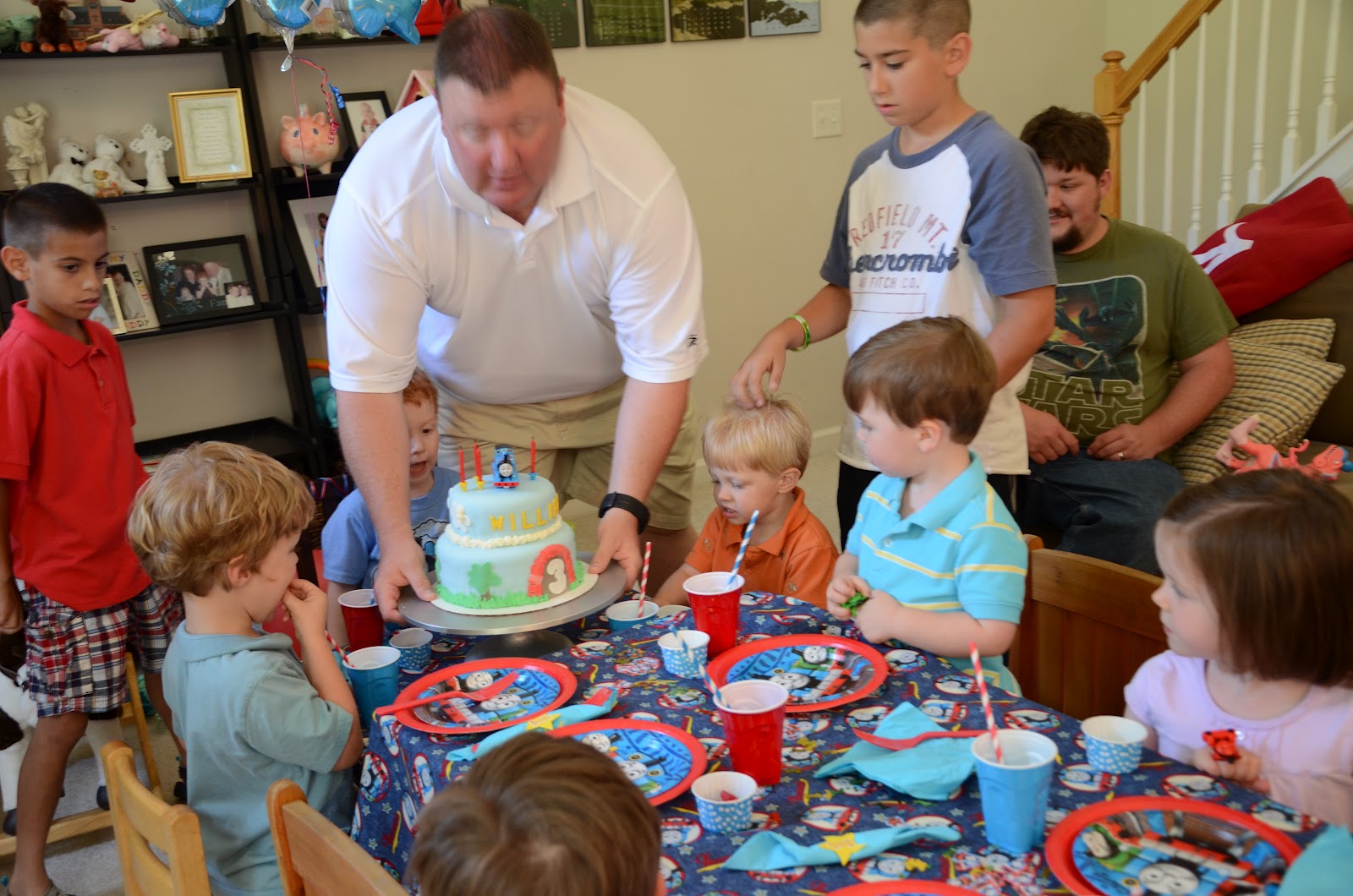 Redheads Plus One: Thomas the Tank Engine Party: Success!