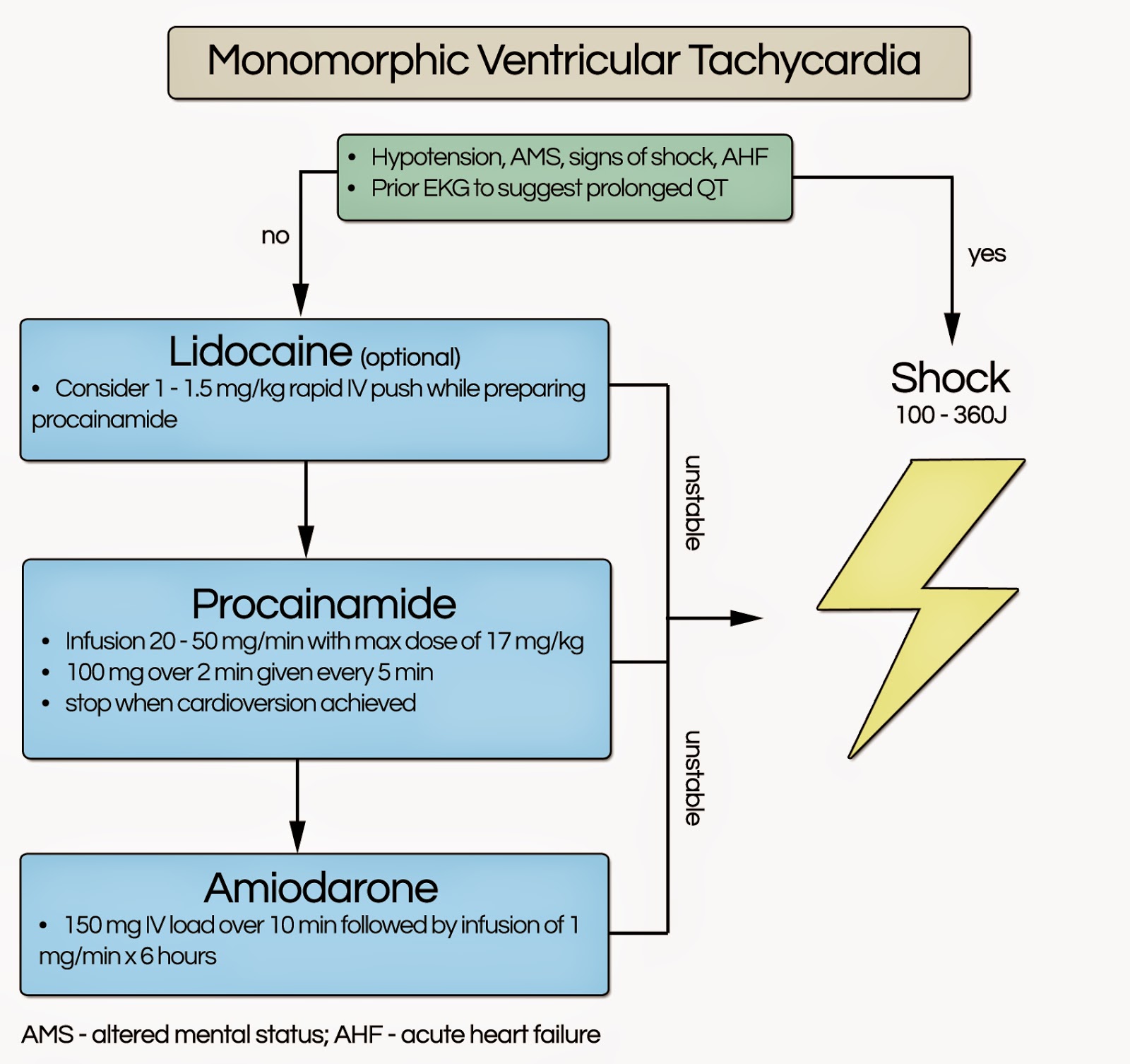 ParkEMed.: Monomorophic Ventricular Tachycardia Algorithm