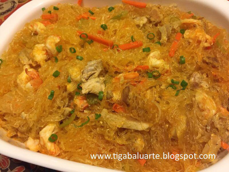 Casa Baluarte Filipino Recipes Chicken And Shrimp Sotanghon Guisado Recipe