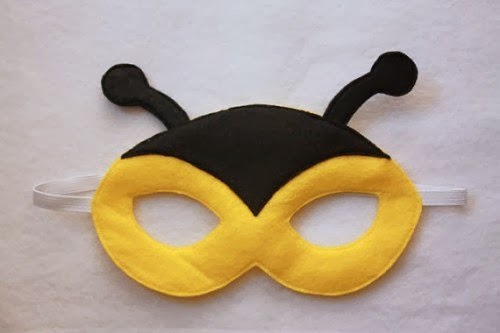 Dzīvosim Skaisti: Bērnu maskas Jaungada ballei no filca