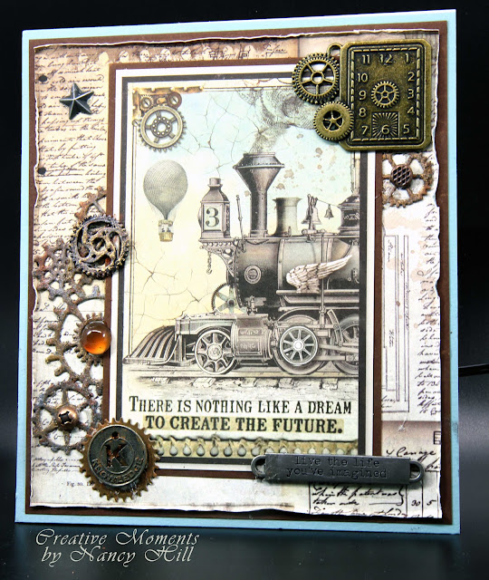 Creative Moments by Nancy Hill: Steampunk Stamperia