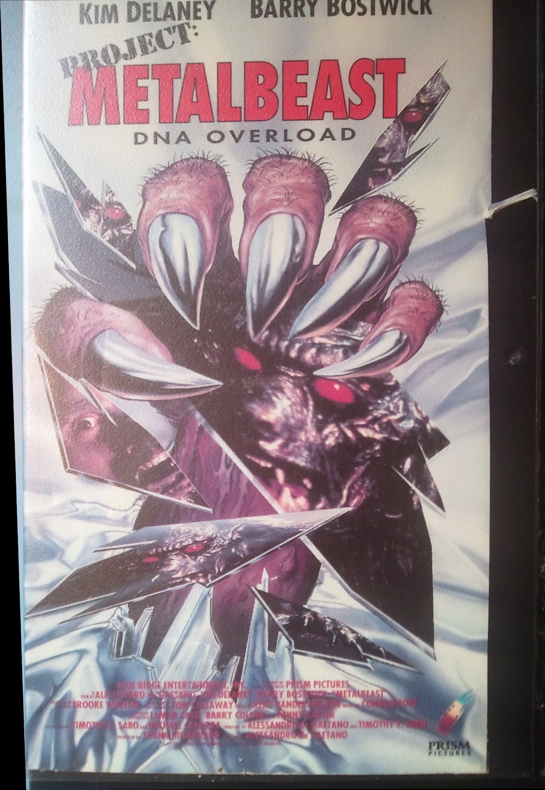 Whip Zooms and Stinger Chords: VHS Box of the week: Project Metalbeast