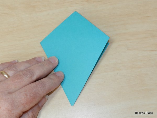 Beccy's Place: Tutorial - Kite Fold Card