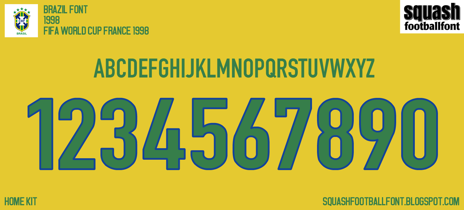 SFF: Brazil World Cup 1998 Font
