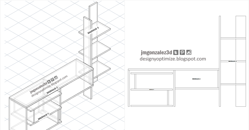 Diseño De Muebles Madera: Mueble TV Rack Minimalista | Centro ...