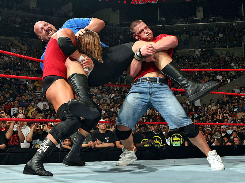 WWE World: Big Show fight with Johan Cena
