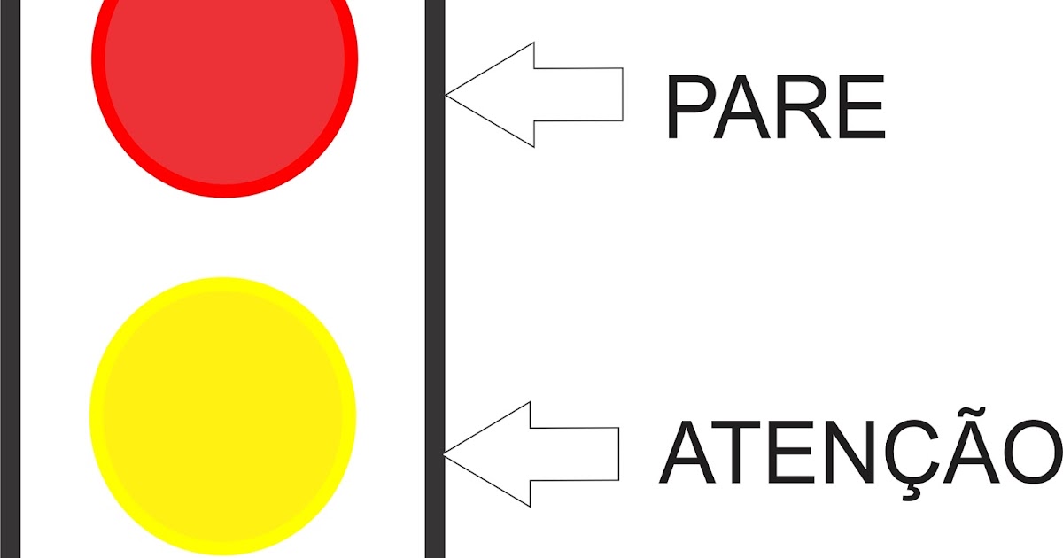 Minhas Atividades Pedagógicas: Sinais de trânsito - cores do semáforo ...