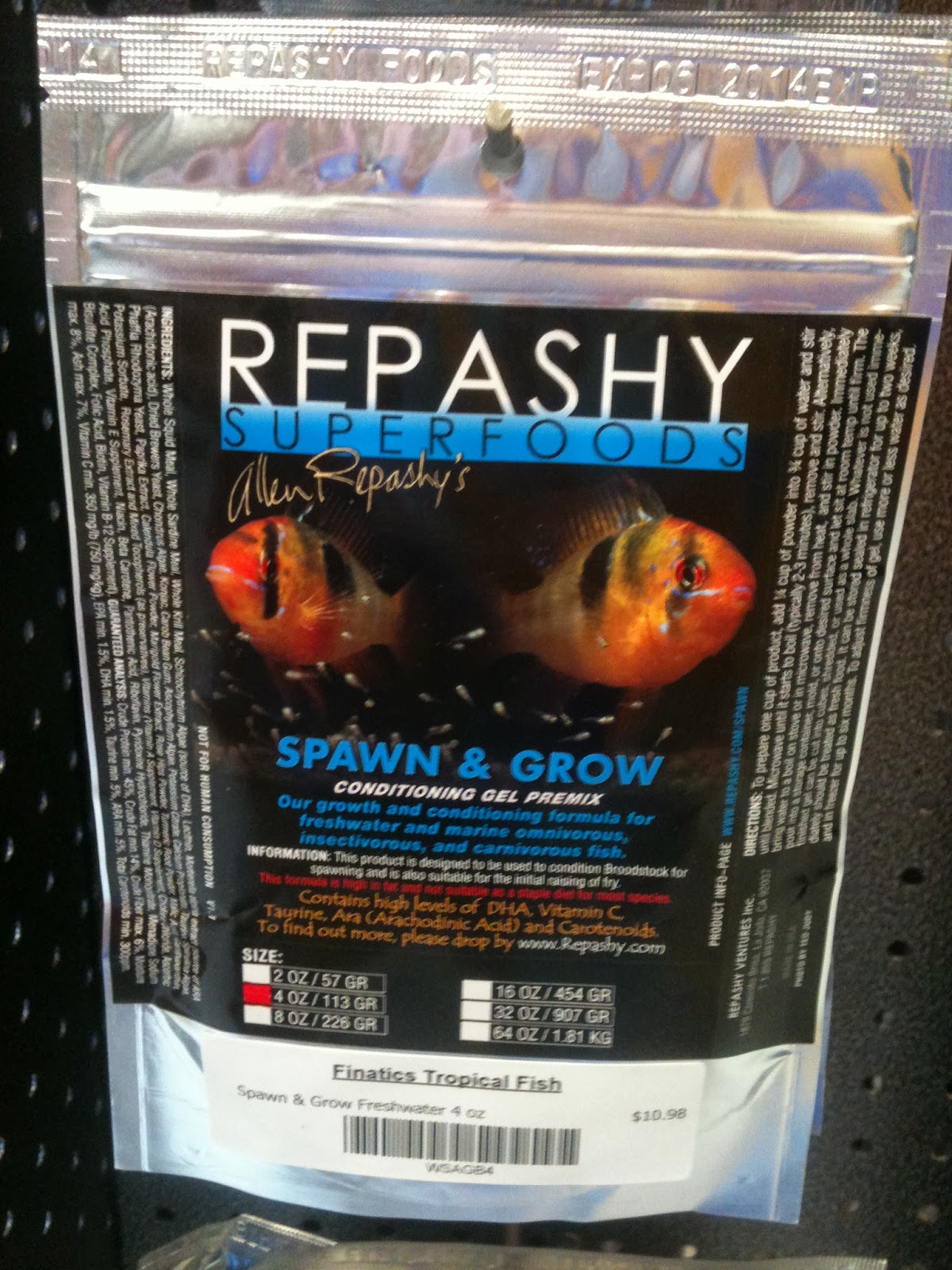 Finatics Tropical Fish : Repashy Foods- The Coolest Thing Ever!