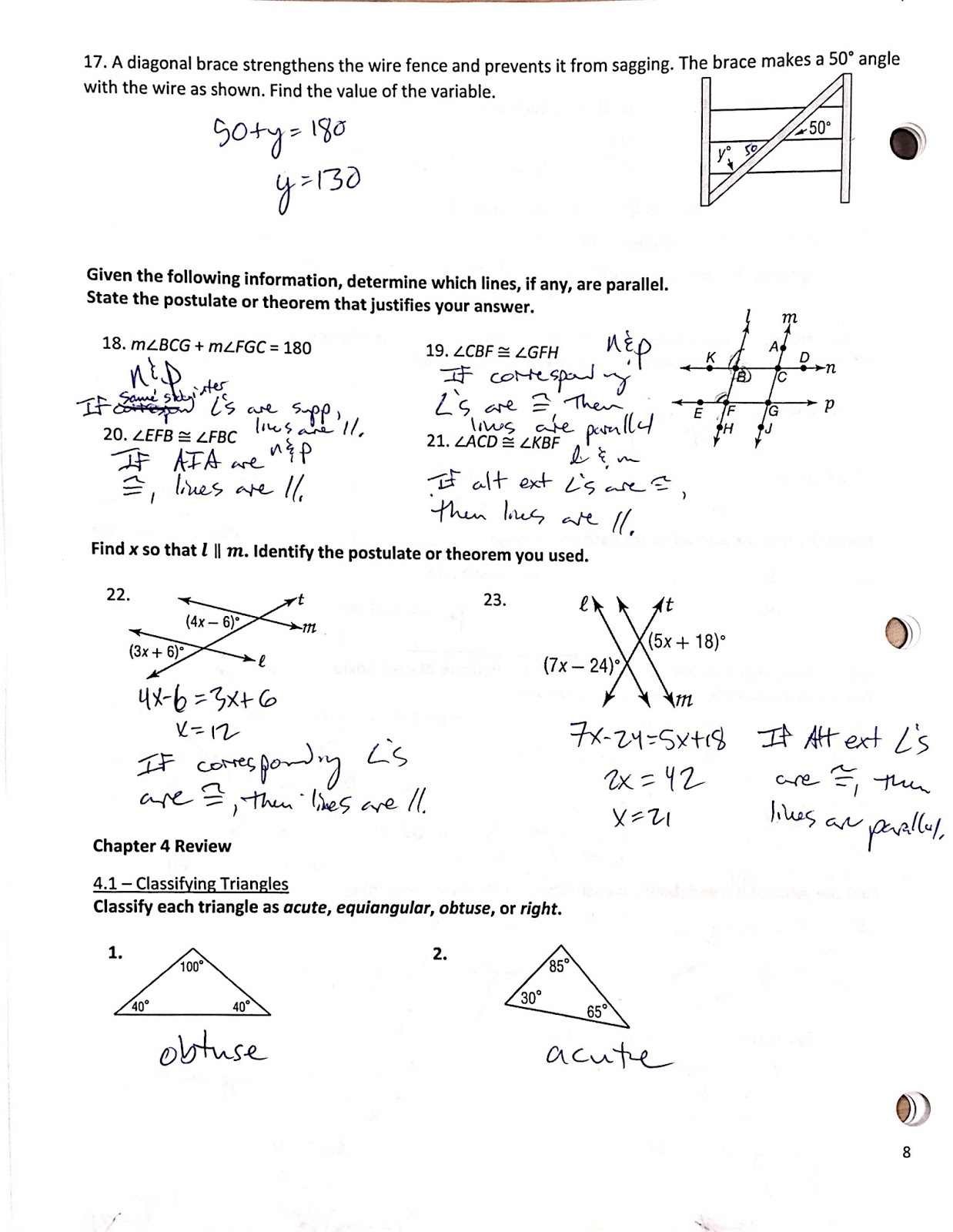 Mr. Suominen's Math Homepage: Geometry Practice Final Answers Mr. Suominen's Math Homepage: Geometry Practice Final Answers