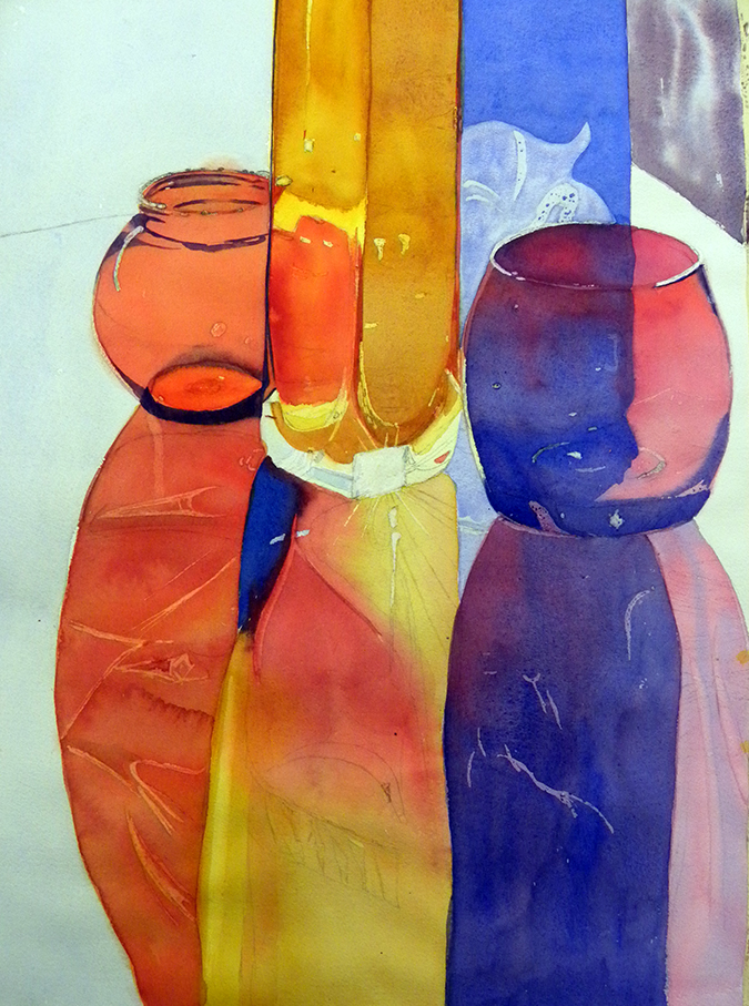 Sam Boehner's Art Blog: Painting Glass & Reflections at Monterey centre ...