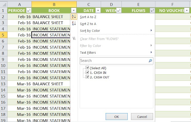 Grids and Logic: Dasar Macro - Memfilter data dengan AutoFilter (1)