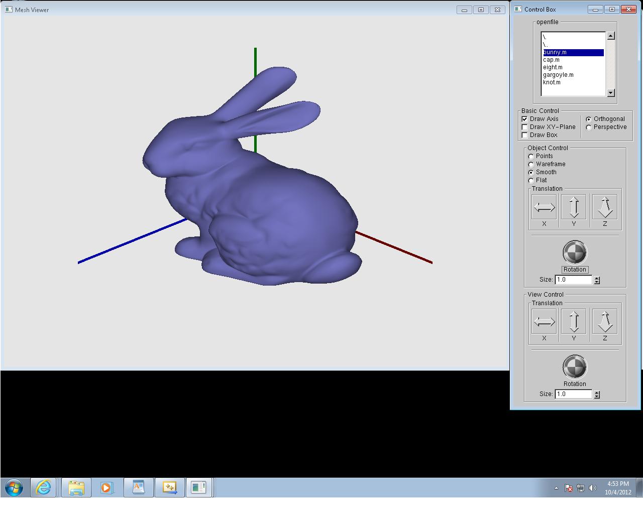 Stay Hungry Stay Foolish A Simple Mesh Viewer