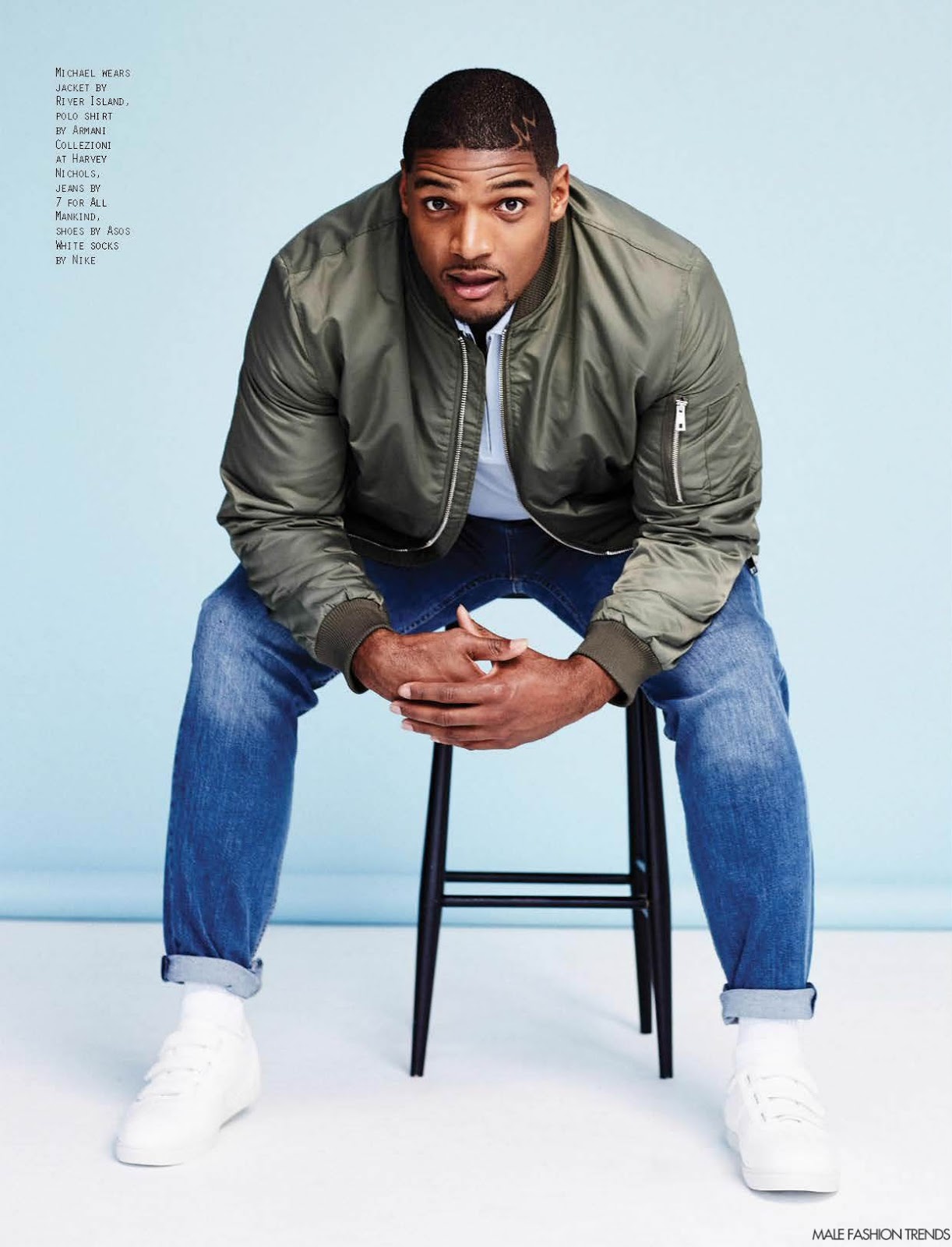 Michael Sam para Attitude Magazine Mayo 2016 por Leigh Kelly - Male ...