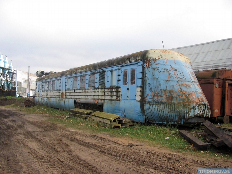 Deserted Places: An abandoned Soviet turbojet train