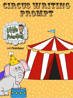 Circus Writing Prompt - Classroom Freebies