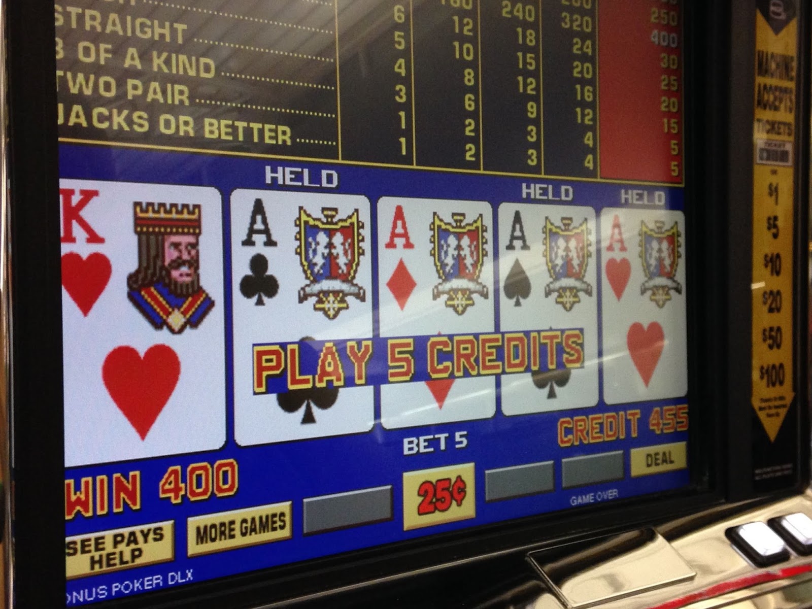 Royal Flusher Vegas: One More Box to Tick -or- Pointies at the Airport