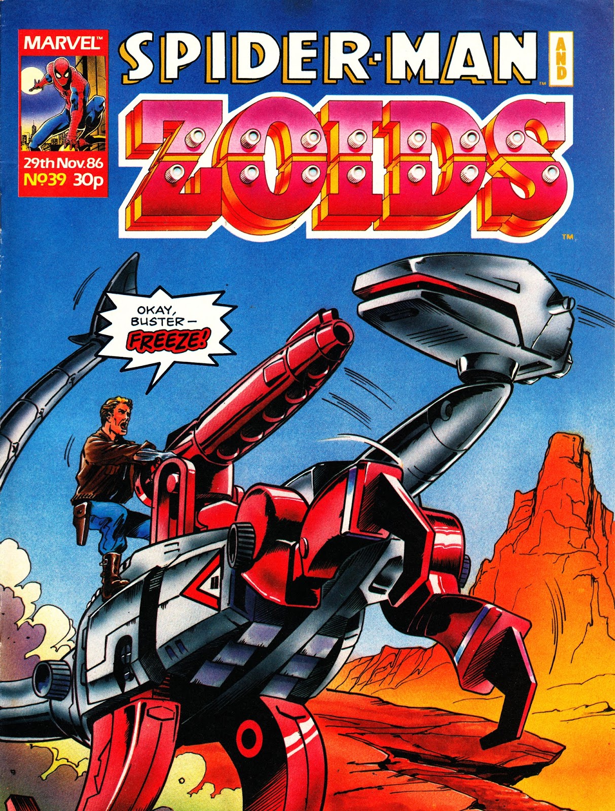 STARLOGGED - GEEK MEDIA AGAIN: 1986: SPIDER-MAN AND ZOIDS 35 - 39 ...