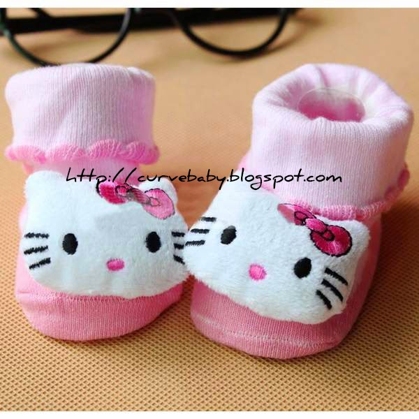CurVe Baby: Cute Anti-Slip Soft Hello Kitty Socks
