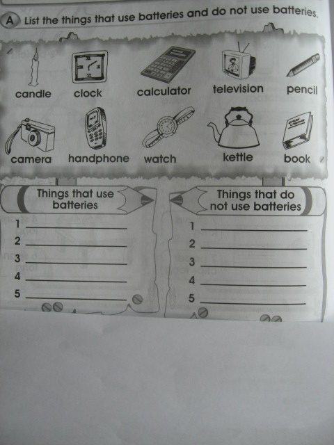 SCIENCE YEAR 2: Worksheets