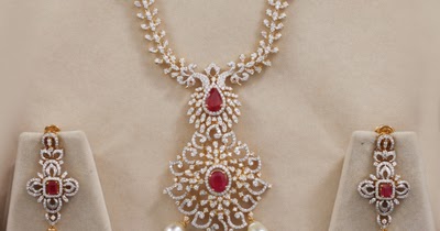 Simple Diamond Long Chain - Jewellery Designs
