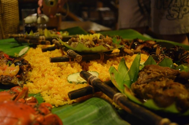 Boodle Fight @ Bilao at Palayok, Puerto Princesa