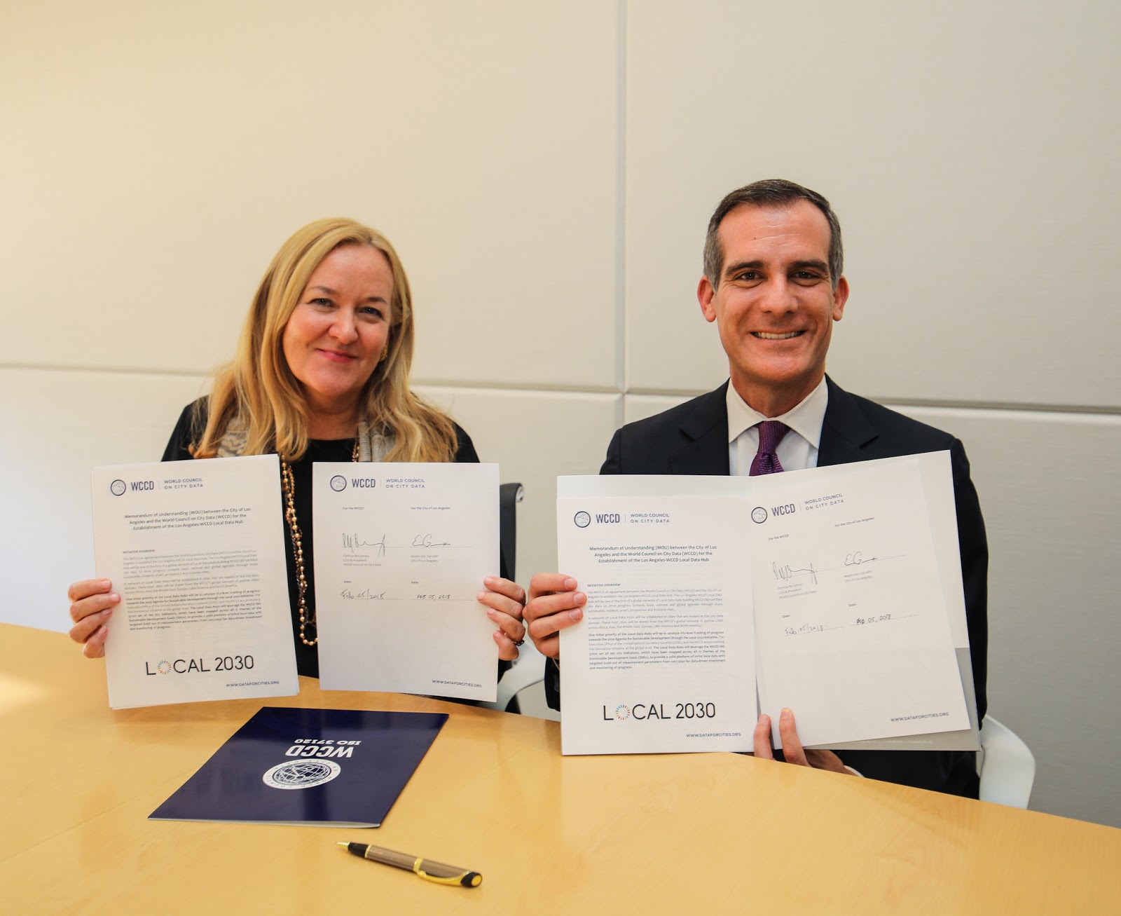 LA Mayor and WCCD CEO sign key agreement towards establishing LA-WCCD ...