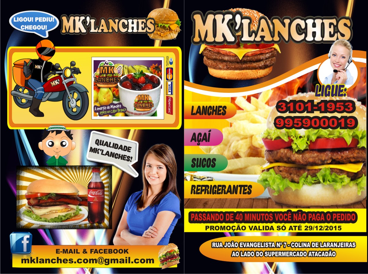 MK Lanches: MK LANCHES PERTINHO DE VOCÊ