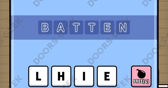 Escape Room: Mystery Word Level 105 Answer ~ Doors Geek