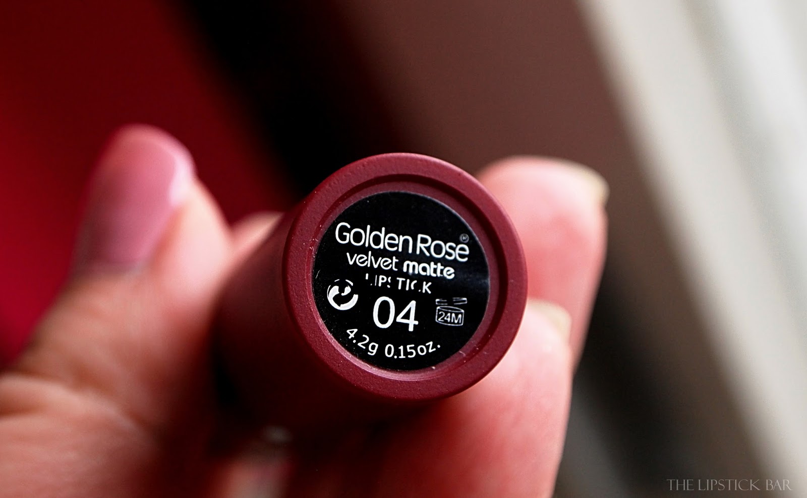 Golden Rose velvet matte 04 - The Lipstick Bar