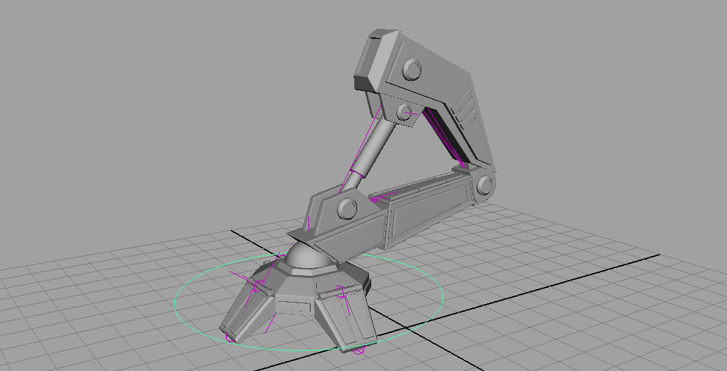 Katy J Negus. BA Hons. CG Arts & Animation: Rigging - Leg Piston