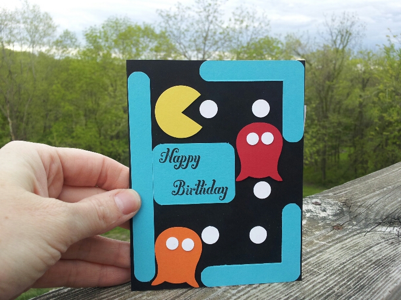 Stamp With Stef and Julie: Pacman birthday card