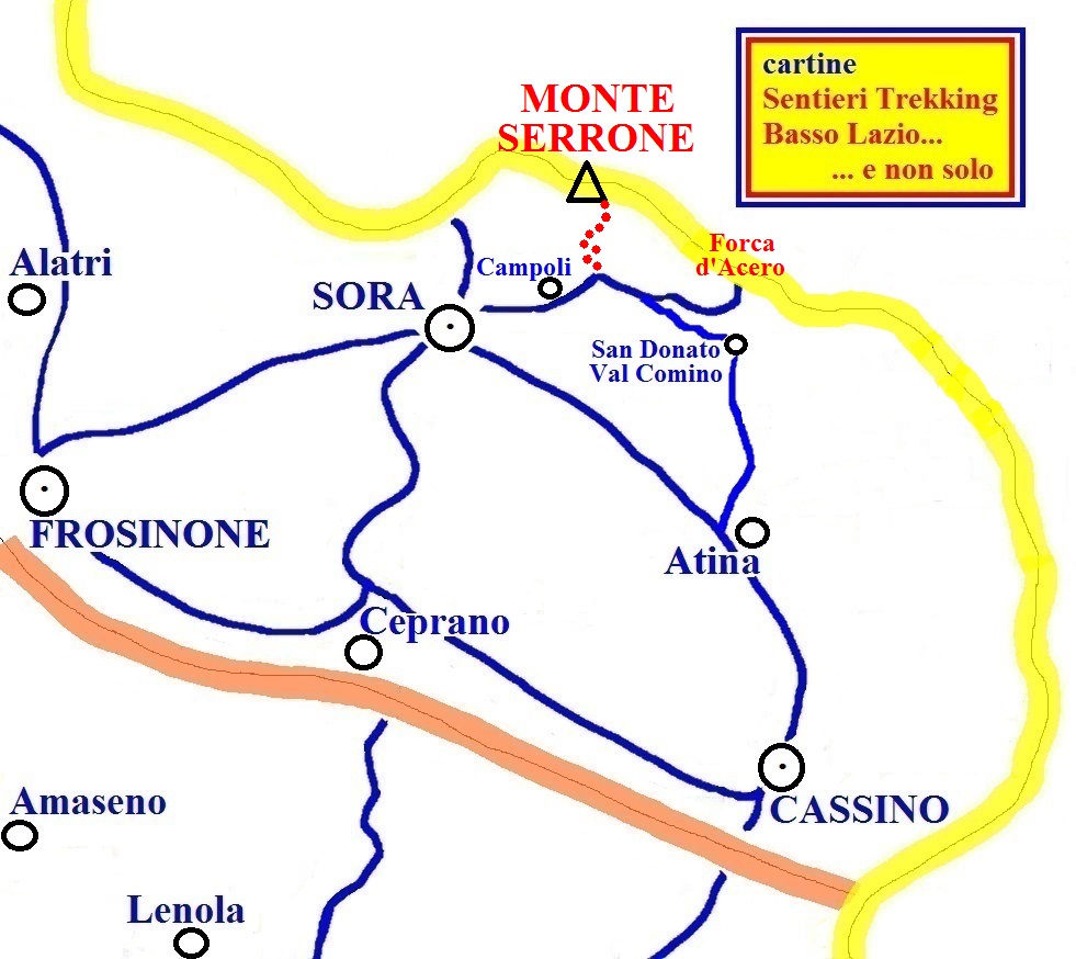 Sentieri trekking Basso Lazio... ....e non solo: MONTE SERRONE