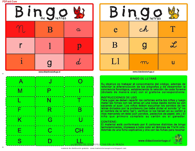 MAESTRA NEILA: abecedarios y bingos