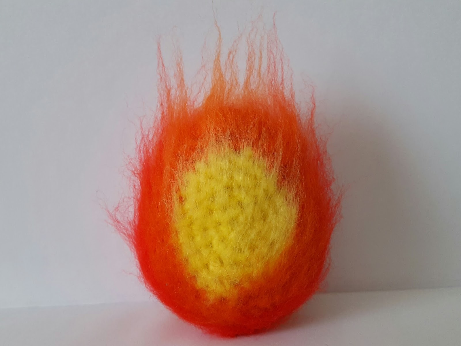 Lariath- Live a Little.: Crochet Calcifer