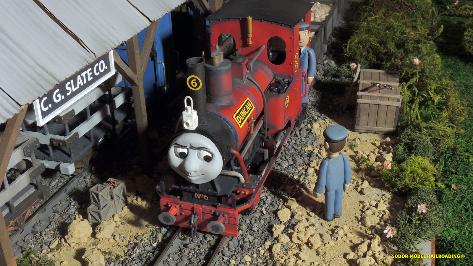 SodorModelRailroading: Scratch-Building Duncan | 16mm Scale