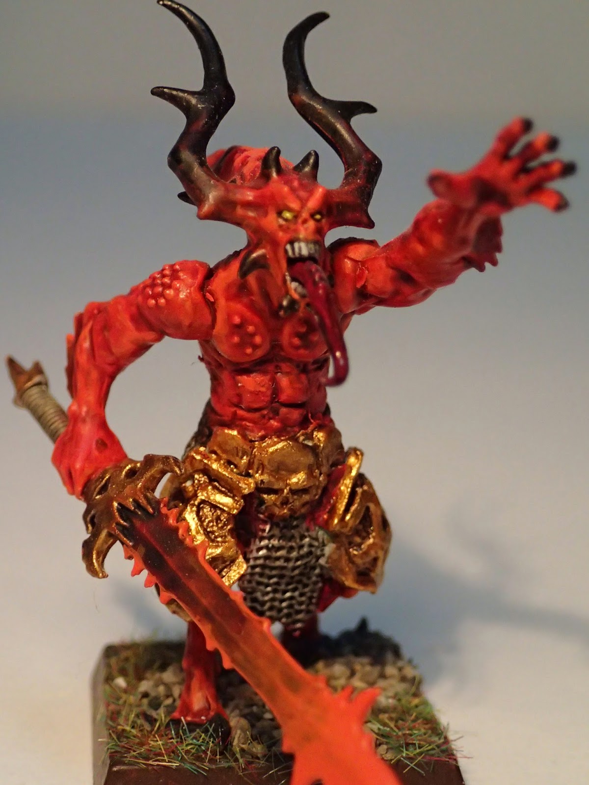 The Greater Army of Khorne: Converted Bloodletters with corrected ...