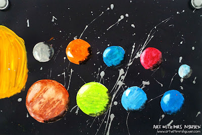 Oil Pastel Solar System - Part 2 (5th) | Art with Mrs. Nguyen