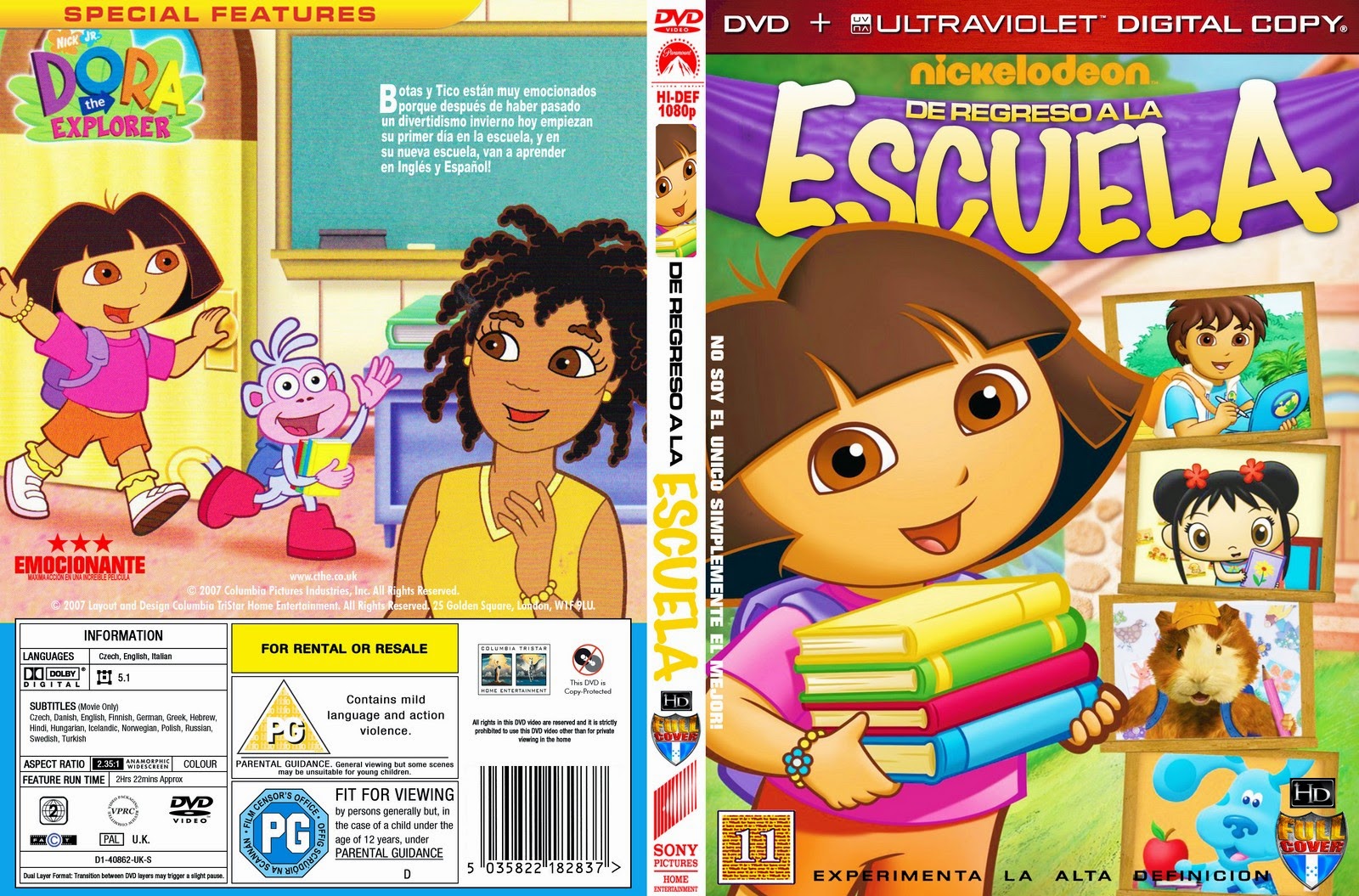 Cover: Dora the explorer dvd olds