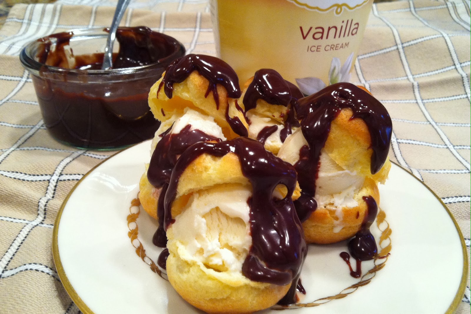Cooking with Chez Cindy: ChezCindy: Profiteroles with Vanilla Ice Cream ...