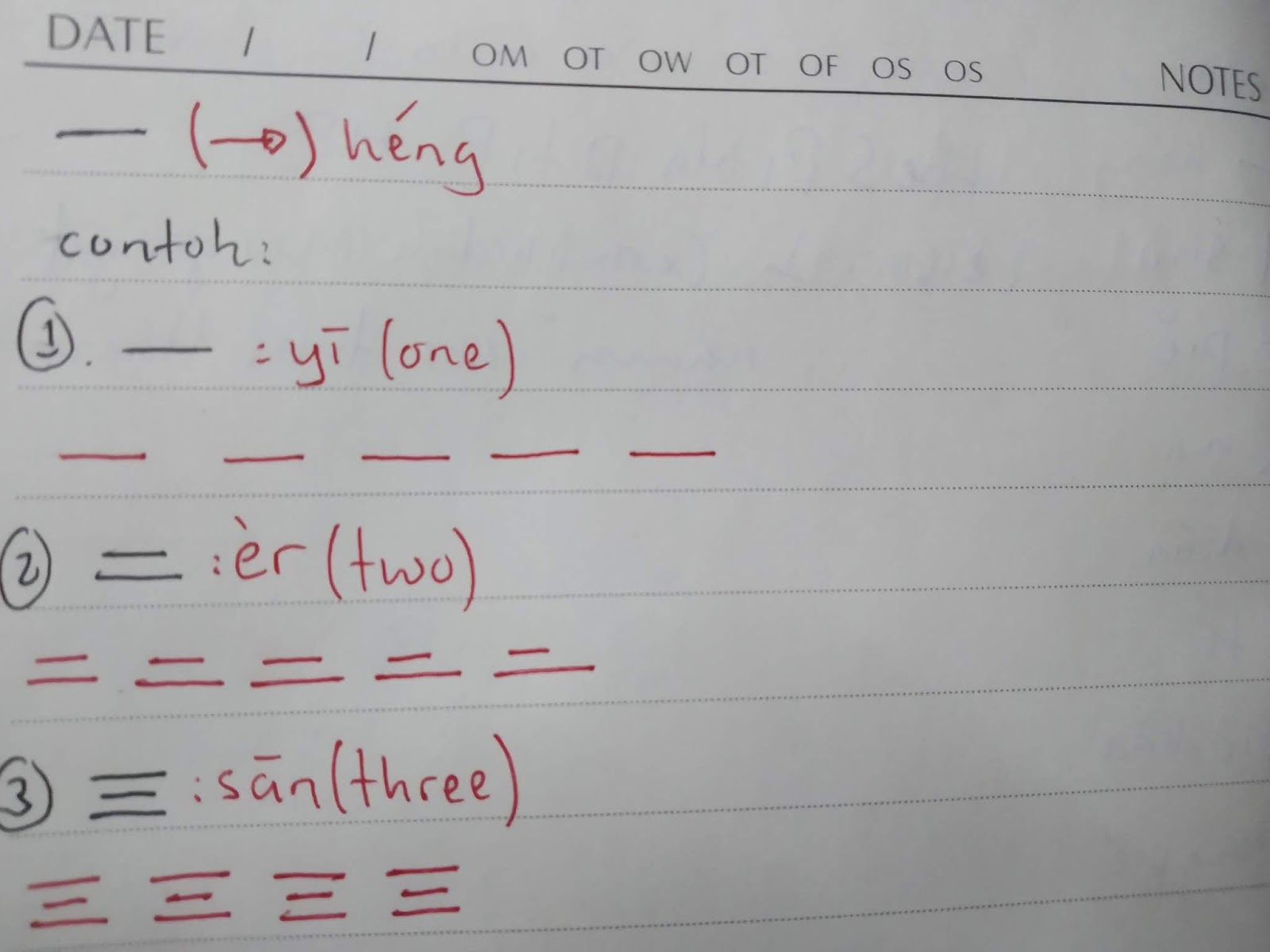 8 Cara Mudah Menulis Karakter China 汉字 (Hànzì) Part 1