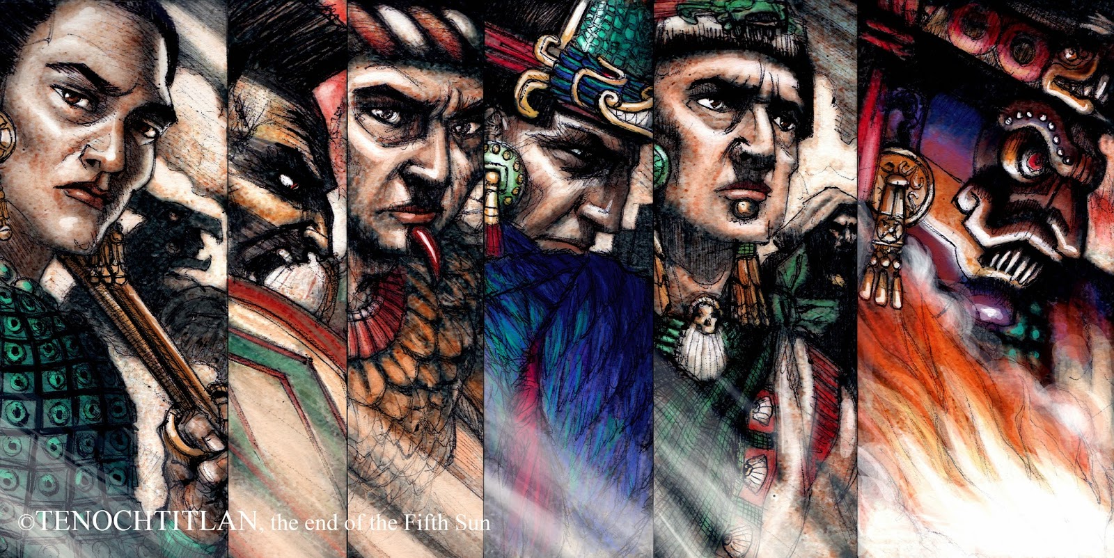 For Tenochtitlan, relation of a graphic novel: TENOCHTITLAN, the end of ...