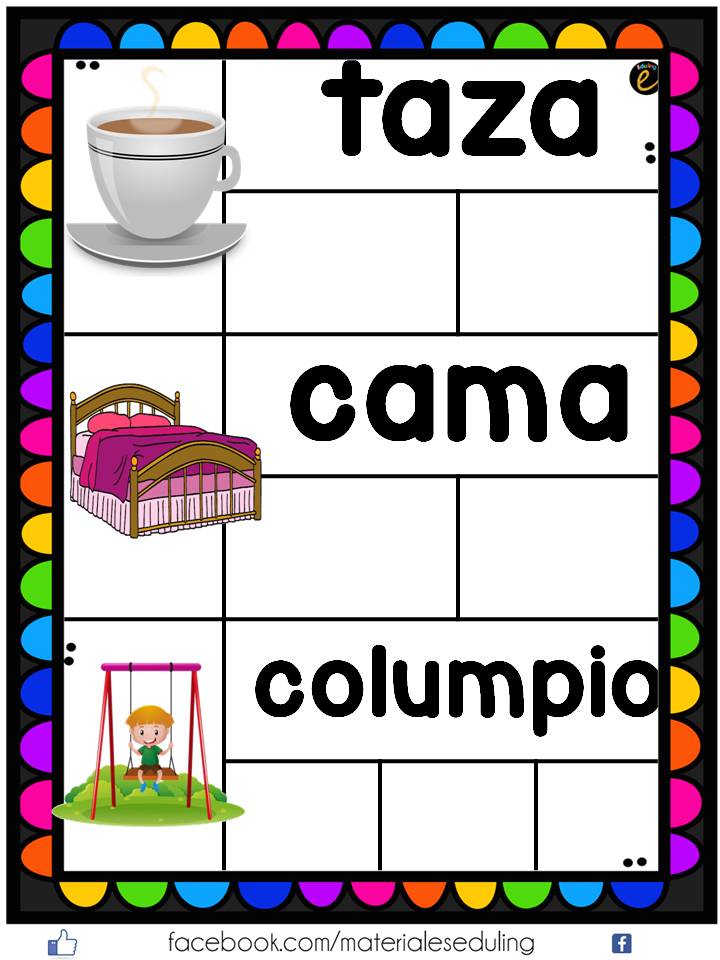 Eduling: Palabras y sílabas