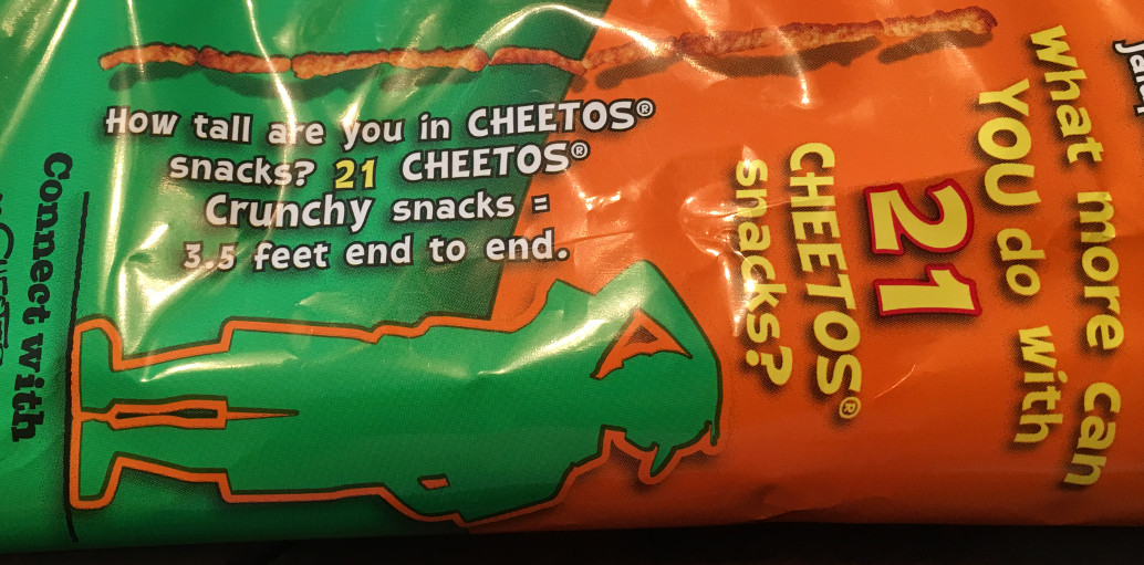 The 36th Lock: How Long is a Cheeto?