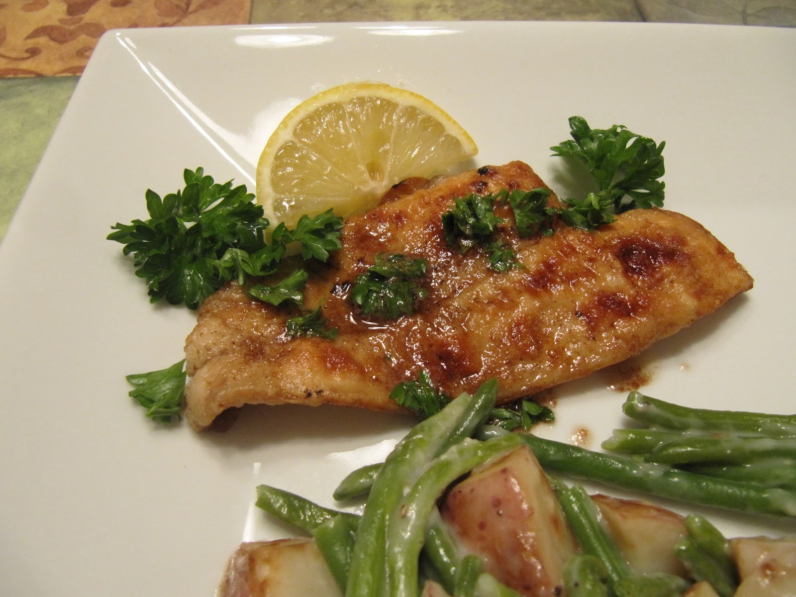 Cookin' in Anne's Kitchen: Fish Meunière with Browned Butter and Lemon