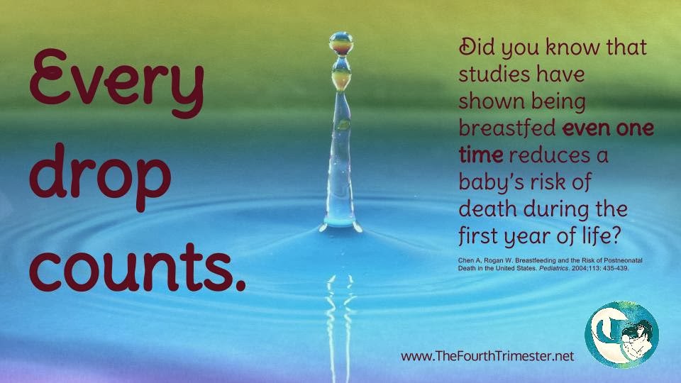 The Fourth Trimester Blog: Every Drop Counts!