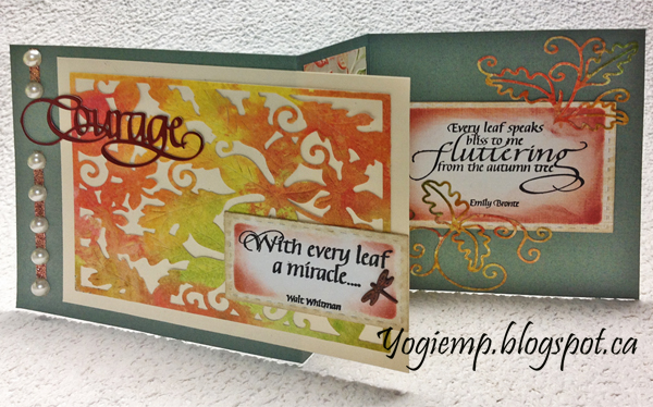 Art with Yogi: MC Aug/18 - Z Fold Fall Leaves - ECD Courage - With ...
