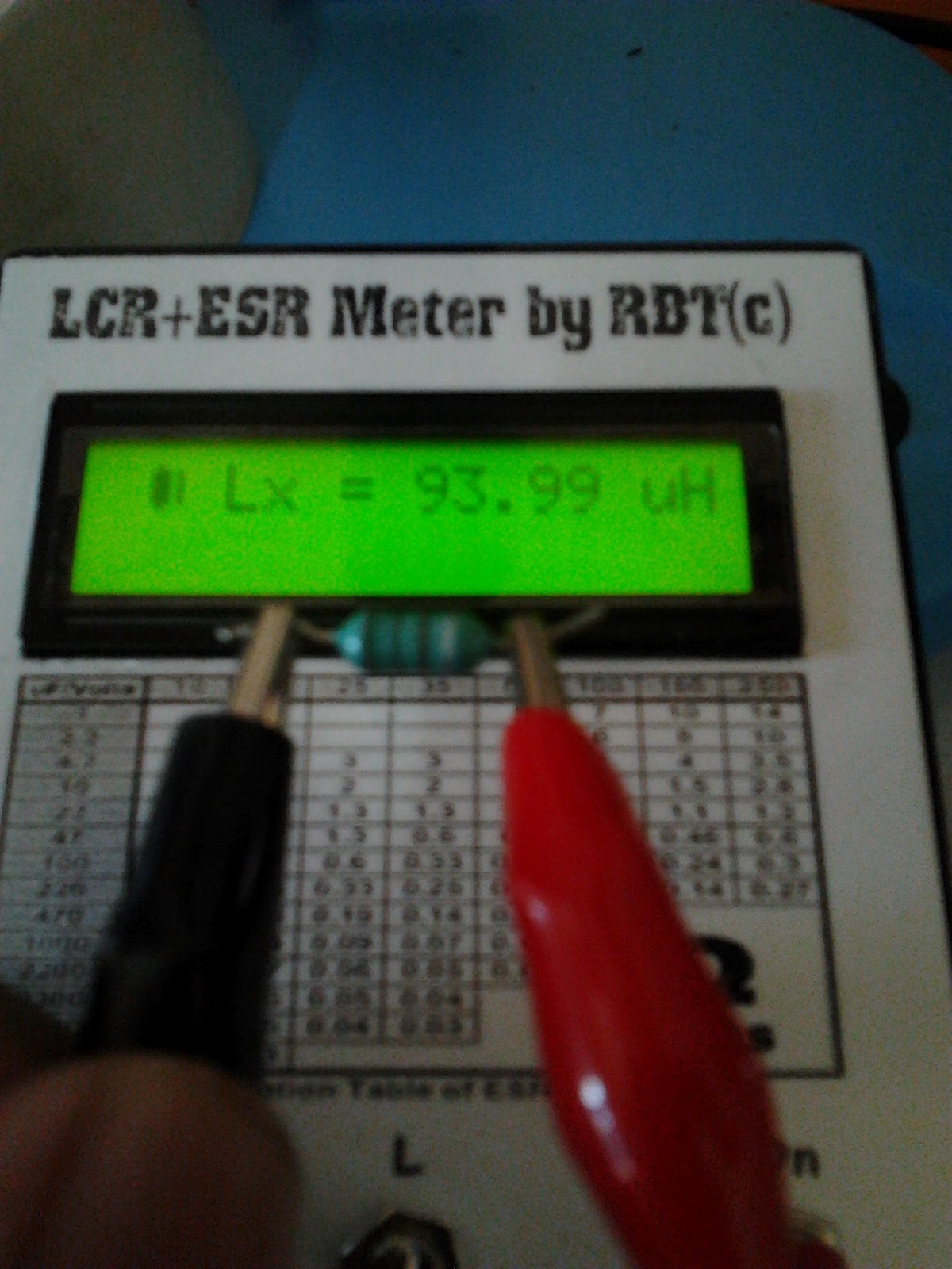 RBT's Tech Depot: DIY LCR+ESR Meter