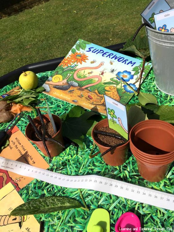 Learning and Exploring Through Play: Worm Theme Activities