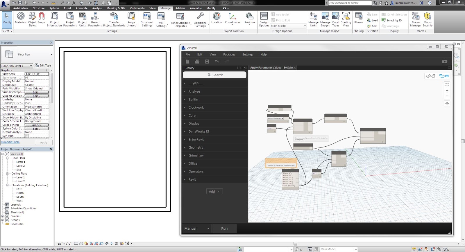 Practical Dynamo Apply Parameter Values Using Saved Selection Sets
