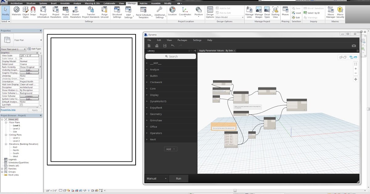Setting Parameter Value By Name On Multiple Elements Revit Dynamo